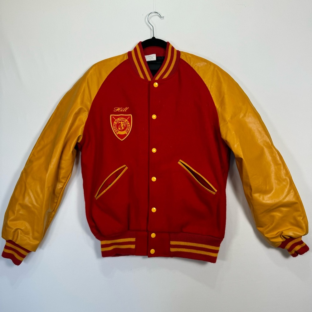 Vintage Marine Military Academy Cadet Letterman Varsi… - Gem